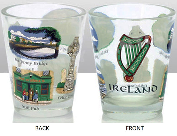 Shot Glass Irish Icons The Scottish Shoppe And A Little Bit Of Ireland