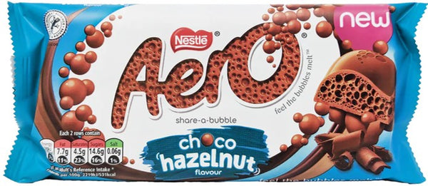 Chocolate - Nestle Aero Choco Hazelnut Sharing Bar – The Scottish ...
