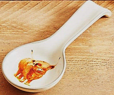 Spoon Rest - Highland Cow – The Scottish Shoppe & A Little Bit of Ireland