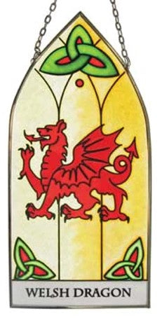 Stained Glass Panel - Welsh Dragon – The Scottish Shoppe & A Little Bit ...