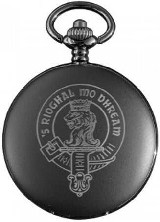 Clan Pocket Watch - Black A-MAC – The Scottish Shoppe & A Little Bit of ...