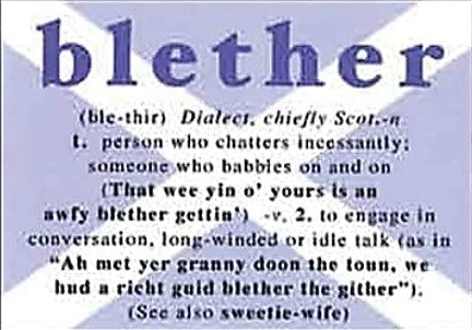 Fridge Magnet - Blether – The Scottish Shoppe & A Little Bit of Ireland