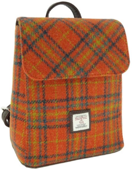 Harris Tweed Mini Backpack - Tummel – The Scottish Shoppe & A Little ...
