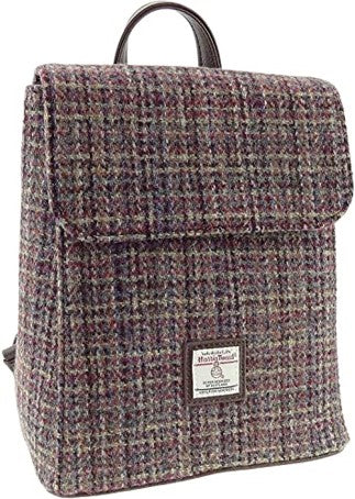 Harris Tweed Mini Backpack - Tummel – The Scottish Shoppe & A Little ...