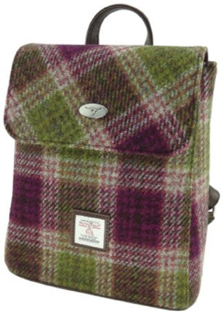 Harris Tweed Mini Backpack - Tummel – The Scottish Shoppe & A Little ...