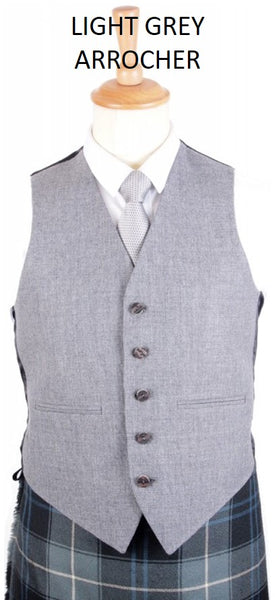 Wallace Tweed Jacket & 5-Button Vest - Charcoals & Greys – The Scottish ...
