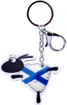 Key Chain - Saltire Sheep – The Scottish Shoppe & A Little Bit of Ireland