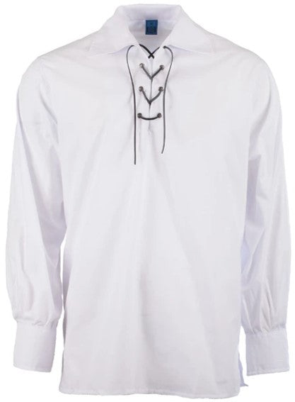 Peasant Shirt Basic - White – The Scottish Shoppe & A Little Bit of Ireland